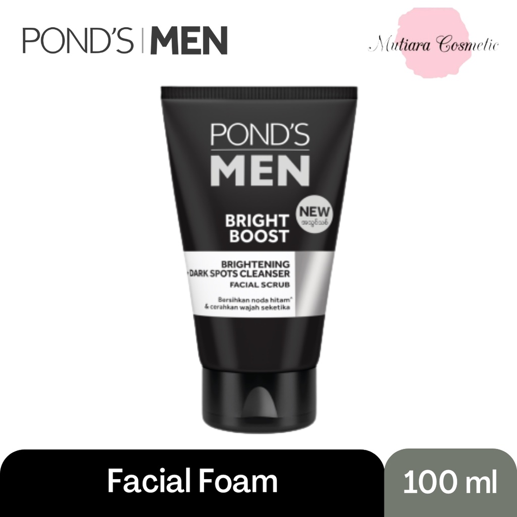 Ponds Men Bright Boost Facial Foam 100g | Men's Face Washing Soap ...