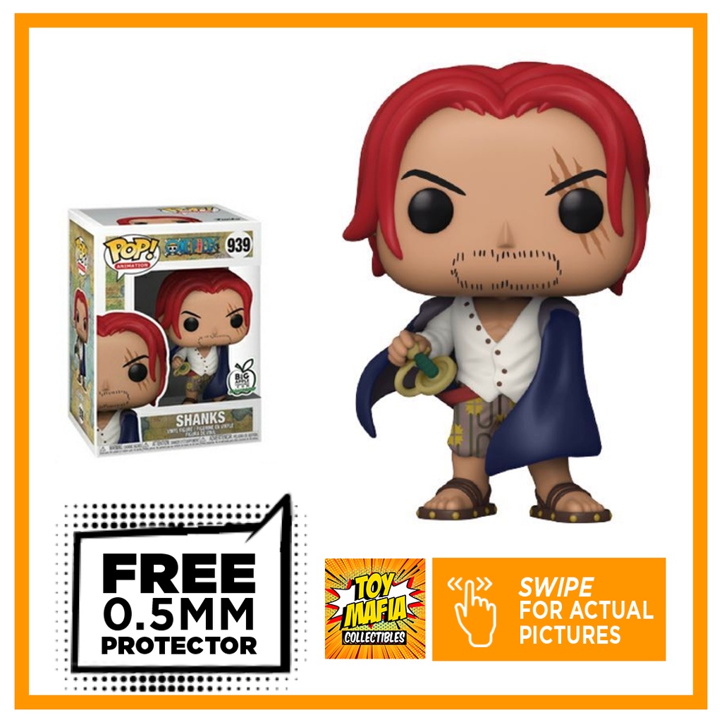 Shanks - One Piece Funko Pop! Big Apple Collectibles Exclusive | Shopee ...