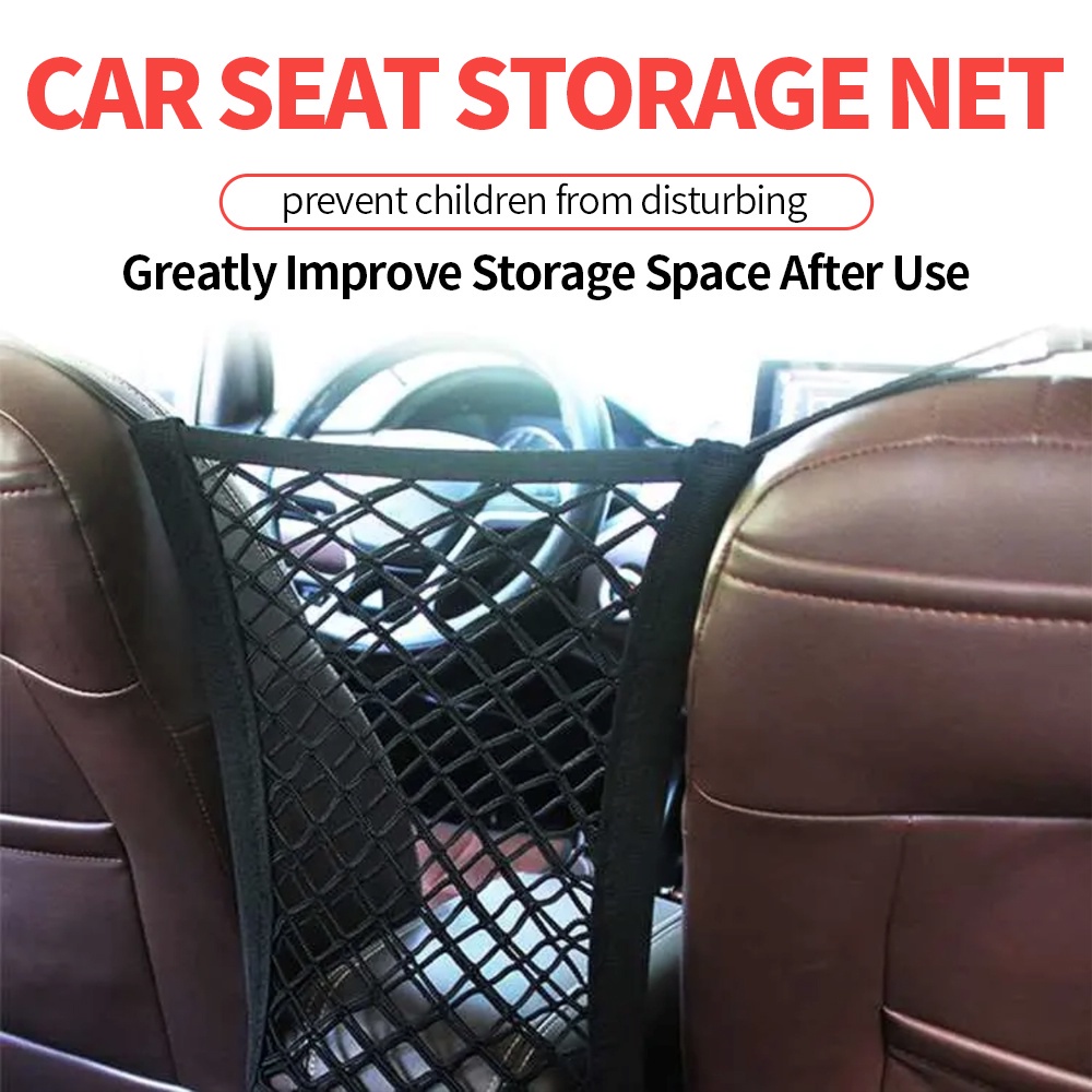 Strong Elastic Car Mesh Net Bag,Car Seat Multi-Pocket CAR seat separate ...