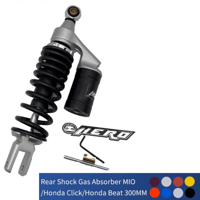 Rear Shock Gas Absorber For MIO Click BEAT SKYDRIVE 300MM | Shopee Philippines