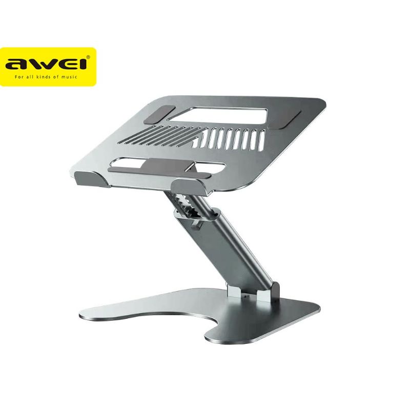AWEI - X25 Laptop Stand Aluminum Alloy Multi-Angle Lift Adjustment For ...