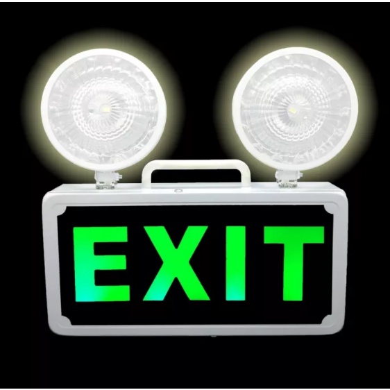 Automatic LED Emergency Exit Signage Combo Light 3W | Shopee Philippines