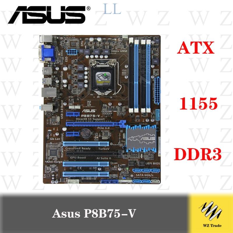 Asus P8B75-V Desktop Motherboard B75 Socket LGA 1155 i3 i5 i7 DDR3 32G ...
