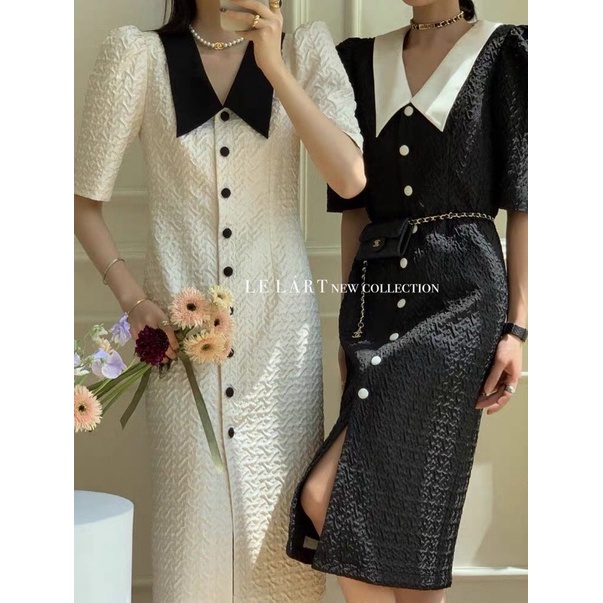 Only.Fashion Rough Dress w/Buttons #3185 | Shopee Philippines