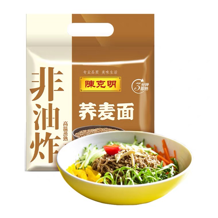 China Chen KeMing 0 Fat Non-Fried Buckwheat Noodles 800g | Shopee ...