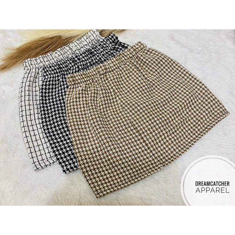 TWEED MINI SKIRT / PALDA / NO POCKET / GARTERIZED / S-Plussize 1-3days ...