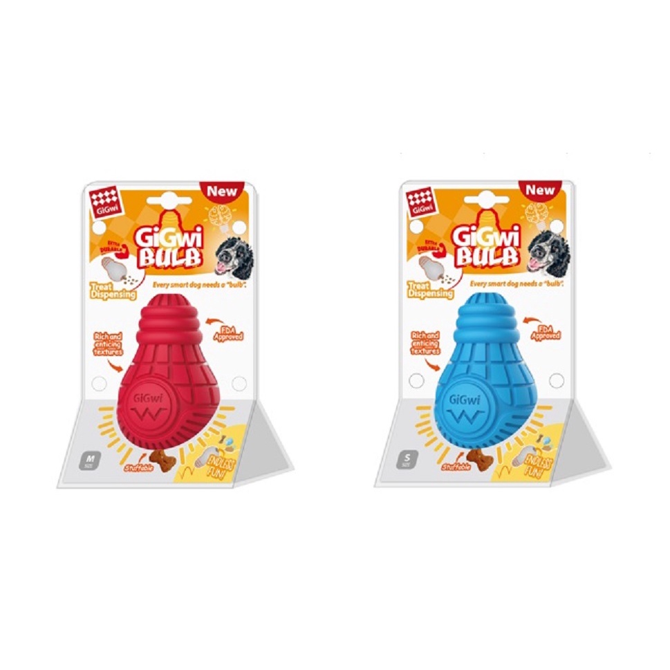 Gigwi Dog Treat Dispensing Bulb Chew Toy | Shopee Philippines