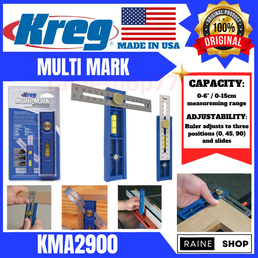 Kreg Multi Mark and Measuring Tool Multimark KMA2900 | Shopee Philippines