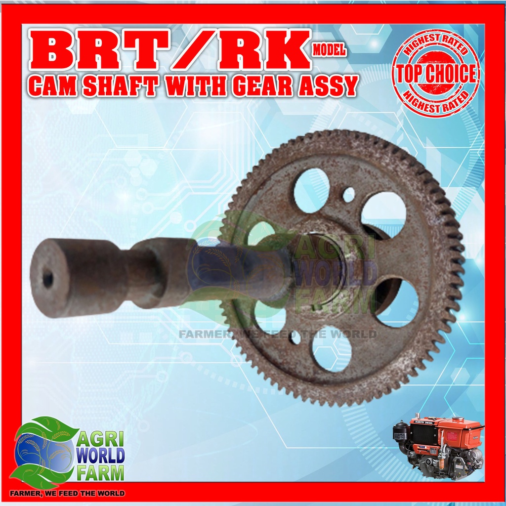 CAM SHAFT WITH GEAR ASSY BRT AND RK MODEL | Shopee Philippines