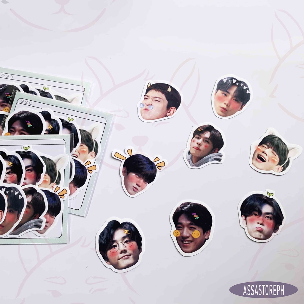 DAY6 Cute Bubble Head Sticker Pack Waterproof | Assastoreph | Shopee ...