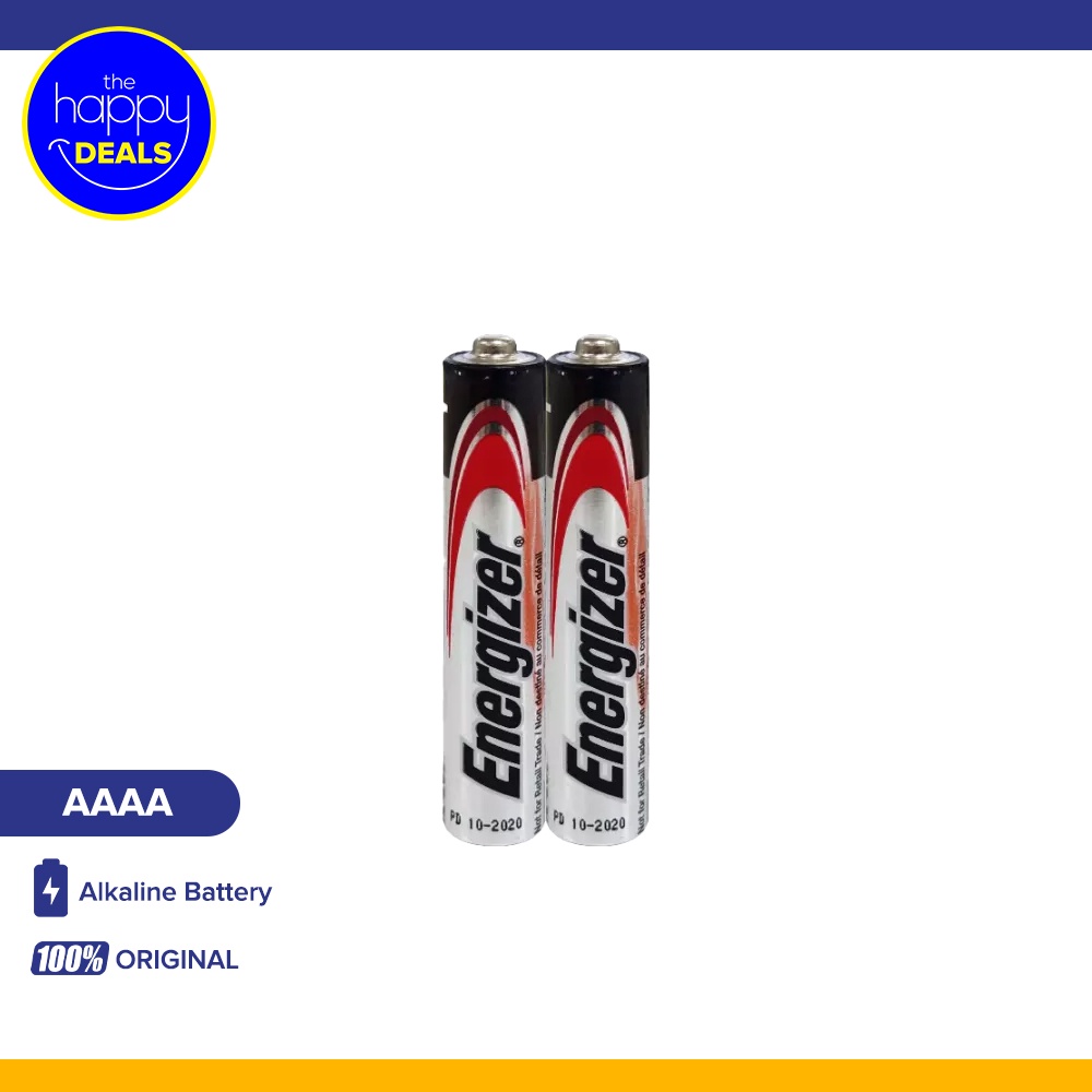 Energizer Max Alkaline AAAA Batteries Pack of 2 | Shopee Philippines