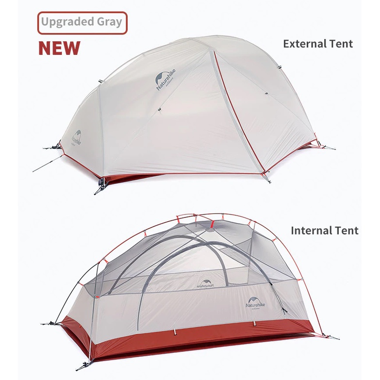 Naturehike STAR River 2 Series Ultralight 2 Person Upgraded Waterproof Camping Ultralight Tent ...