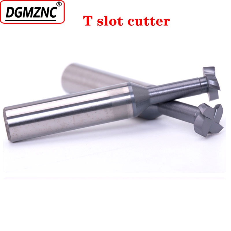 1PCS T slot Groove cutter 4mm-12mm HRC55 Solid carbide T type cutter ...