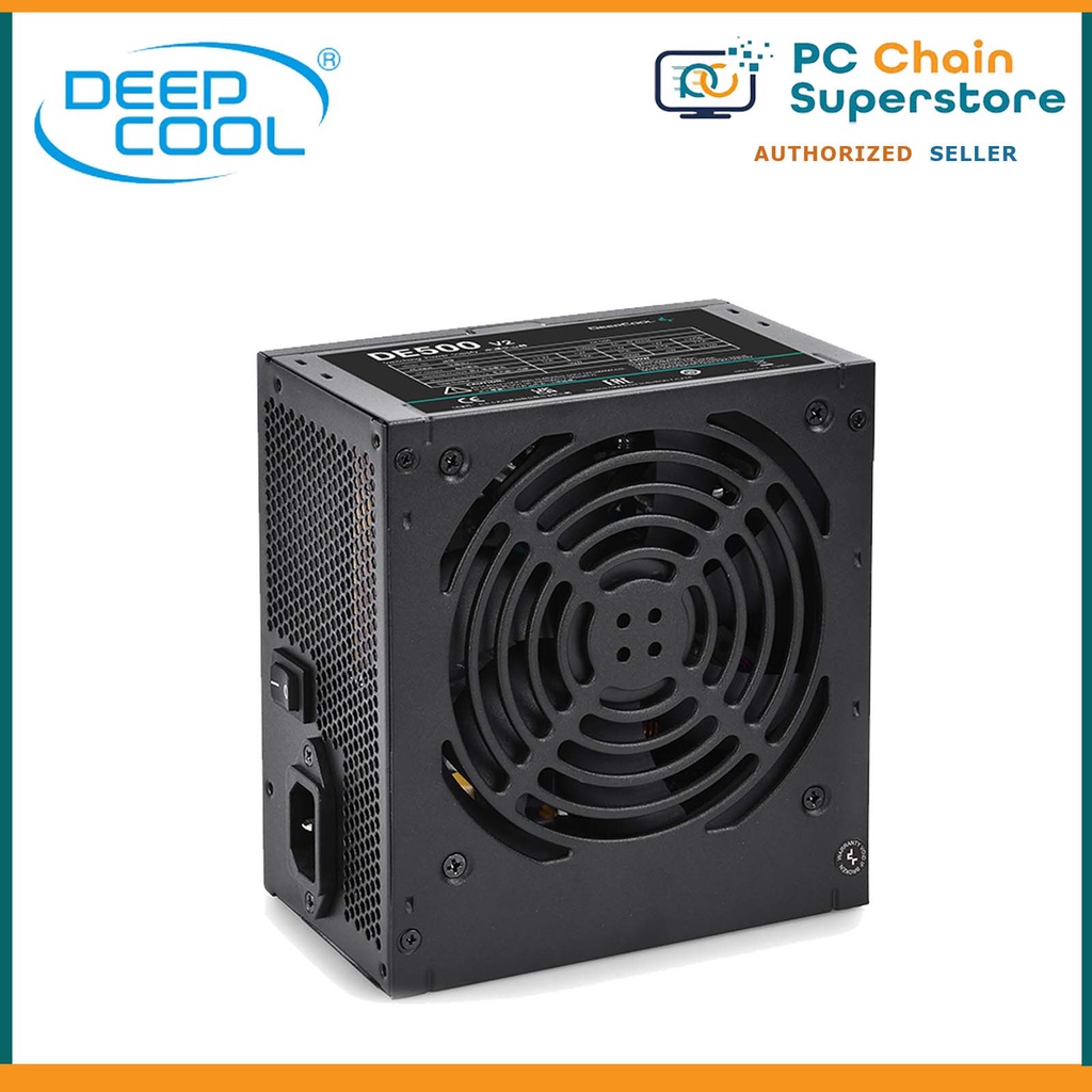 Deepcool DE500 V2 500W True Rated Power Supply PSU (DP-DE500US-PH ...