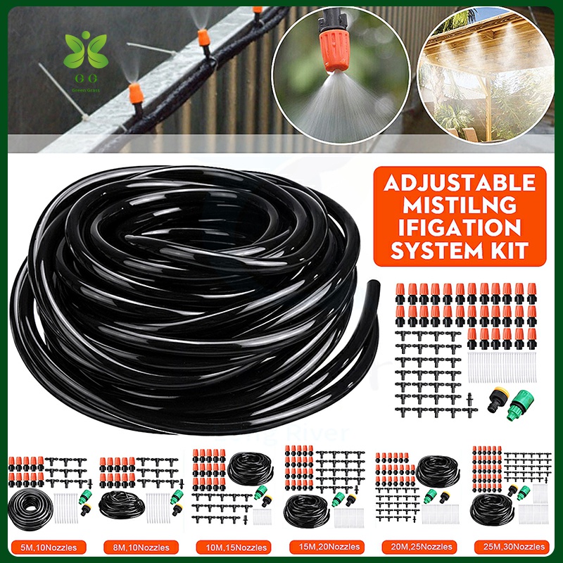 【GG*COD】 Automatic Misting Watering Kit Garden Drip Irrigation System ...