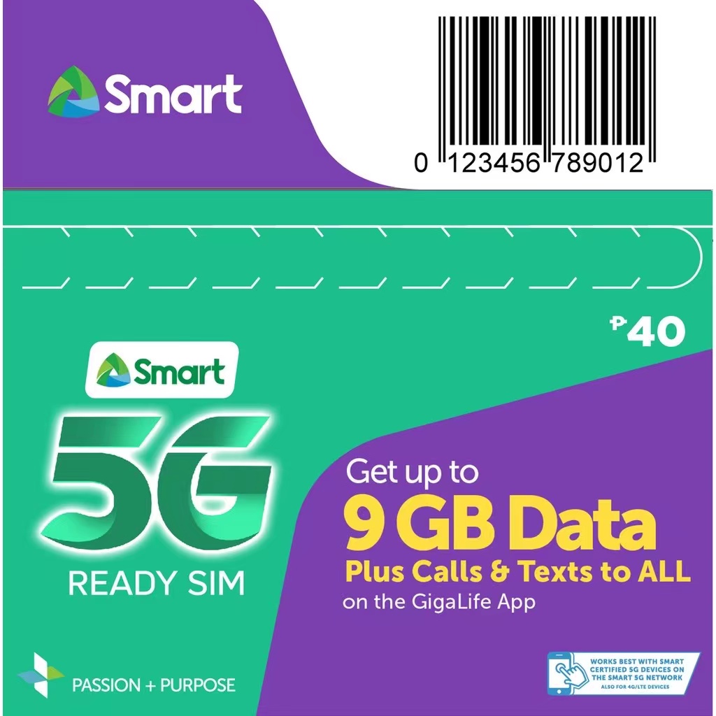 (Special Number)Smart 5G LTE Tricut Sim Card Brand New 0999-1 | Shopee ...