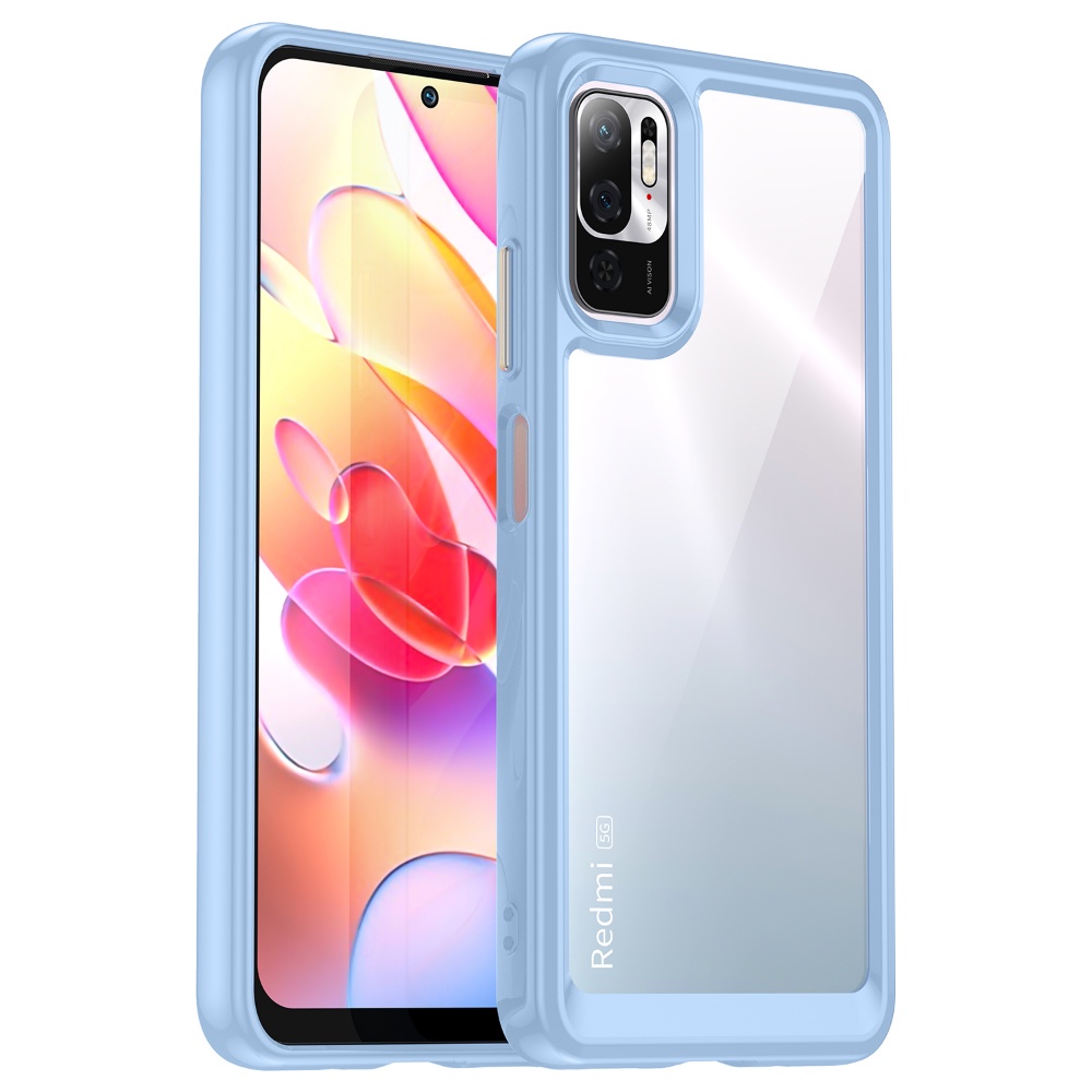 For Redmi Note 10 5G Acrylic Note 10 5G Transparent Protective Case ...