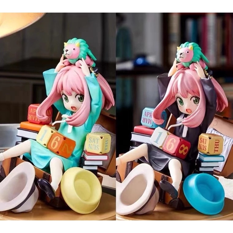 Anime SPY X FAMILY Anya Forger Block Calendar PVC Statue Figure ...