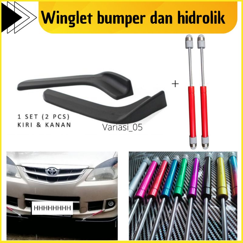 Winglet bumper Car lips bumper+Hydraulic Car Color Variation bus Truck ...