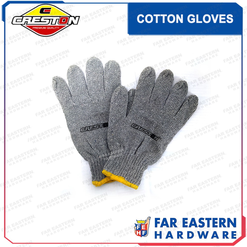 Cotton Gloves Ordinary | Creston | Shopee Philippines