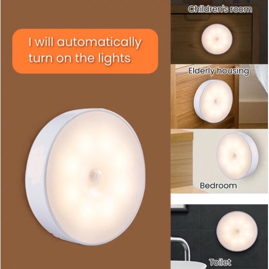 TS LED intelligent human body induction lamp bedroom household night ...