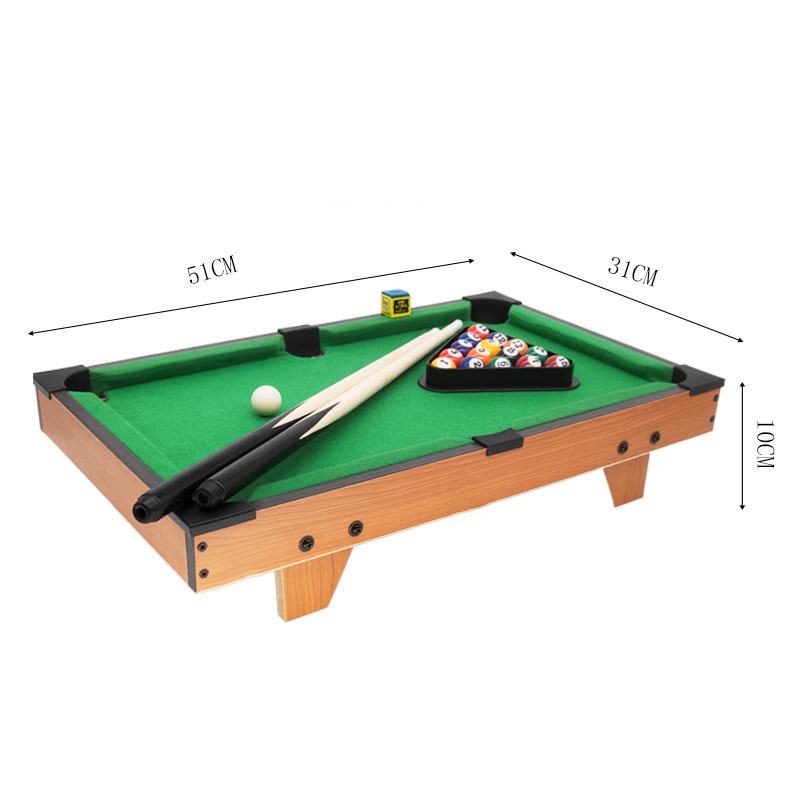 20 inches mini billiard table set wooden with table legs Kids gift pool ...