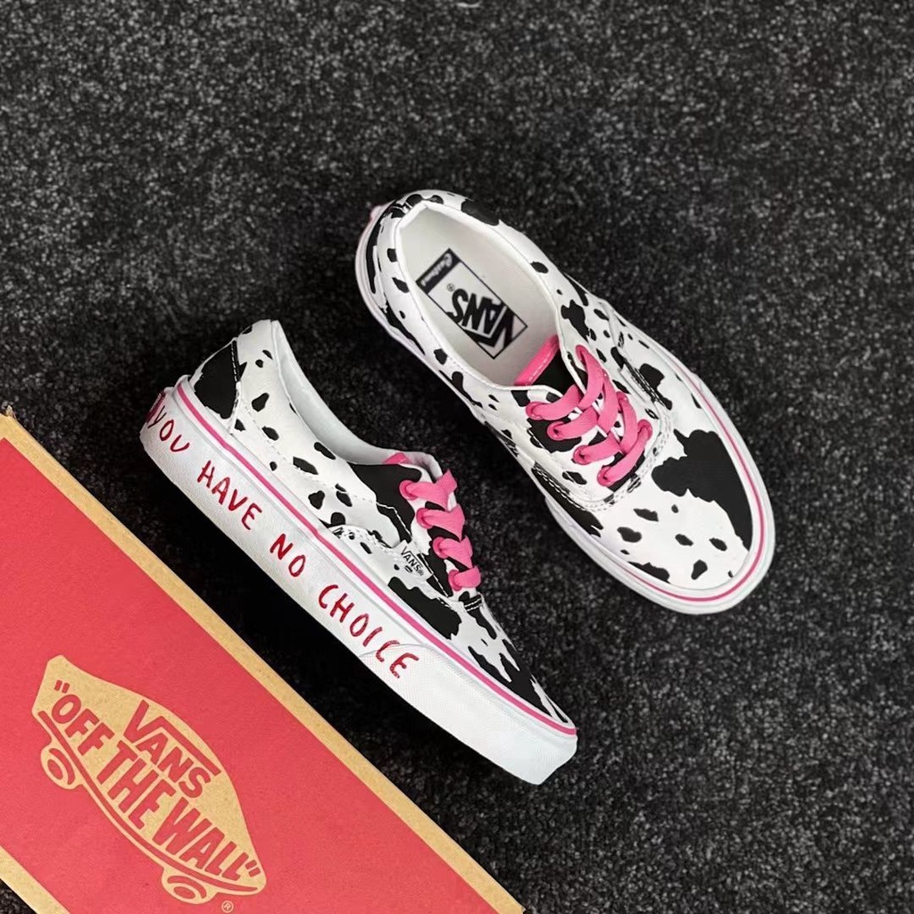 Sapatos Vans Anaheim Cow Pattern Letter Waist Panel Versatile Vintage ...