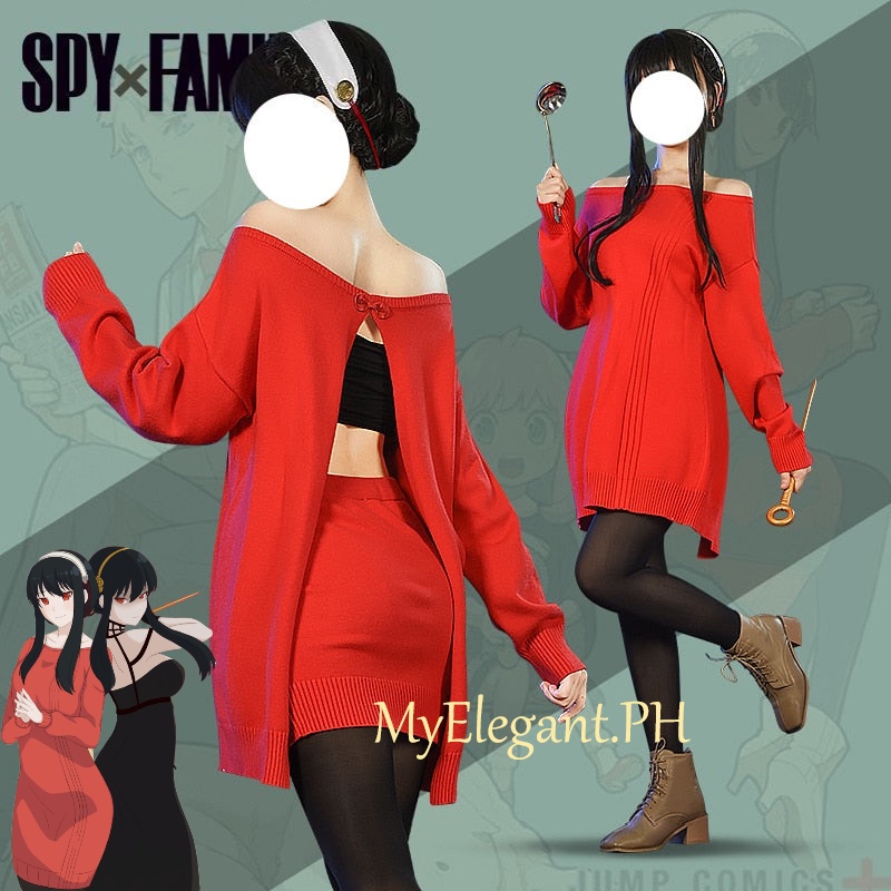 Anime SPY×FAMILY Yor Forger Cosplay Costume Home Clothes Princess of ...
