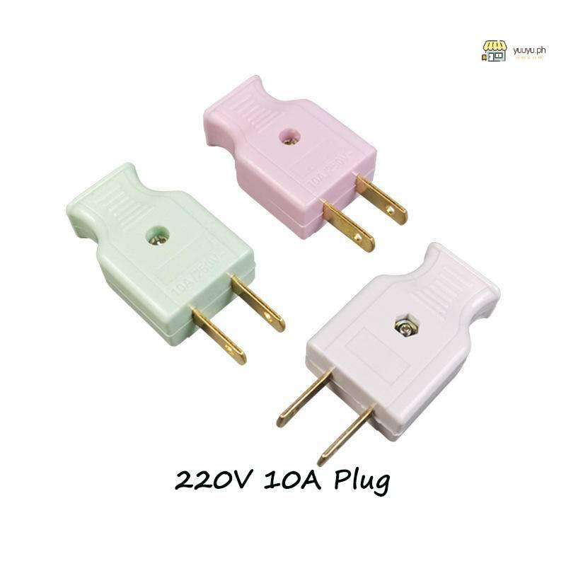 Electrical Plug 10A 220V Fixed Male Plug Socket Color Plug | Shopee ...