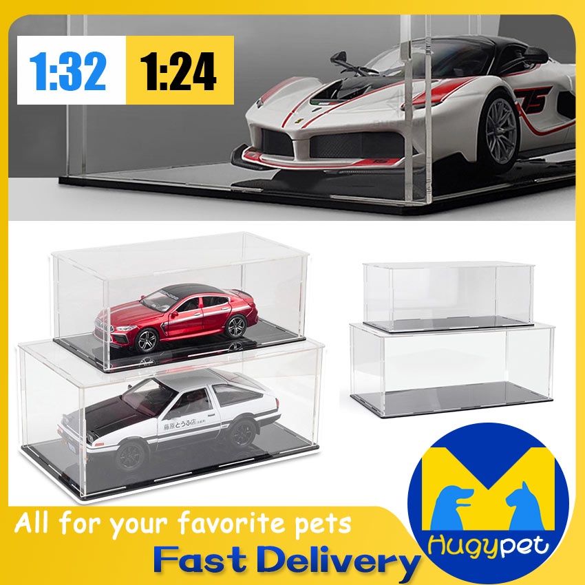 Car Acrylic Display Case Dustproof Clear Box Cabinet For Action Figure ...