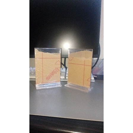 A6 size Acrylic Menu Standee | Shopee Philippines