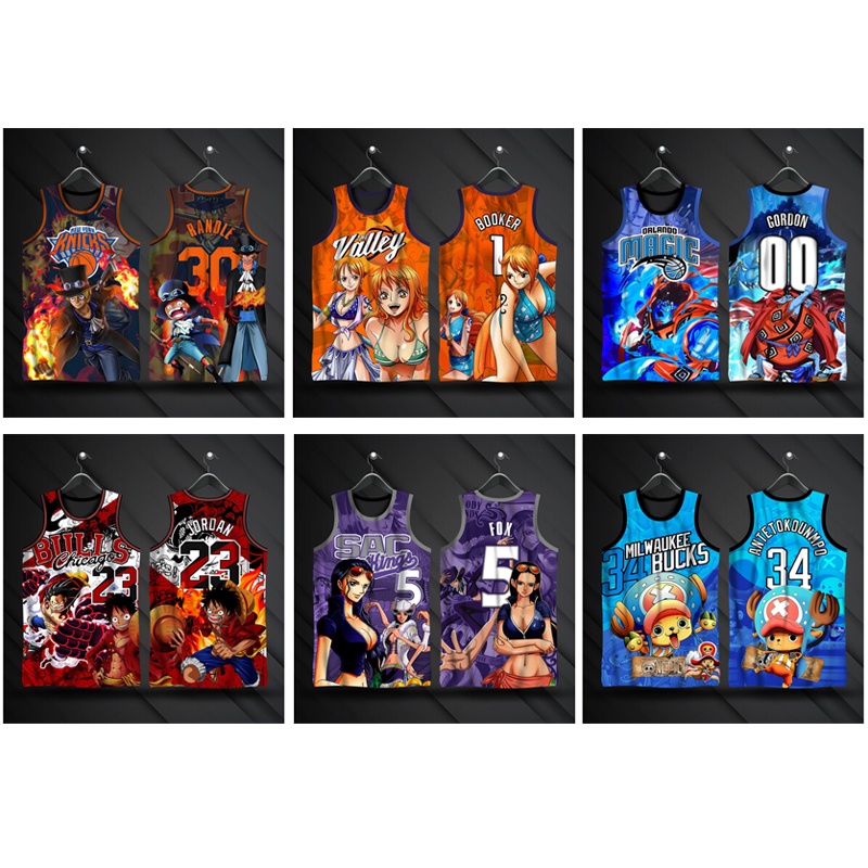 ONE PIECE Basketball JERSEY | FULL SUBLIMATION | Shopee Philippines