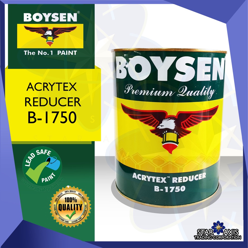 BOYSEN ACRYTEX REDUCER B-1750 4L | Shopee Philippines