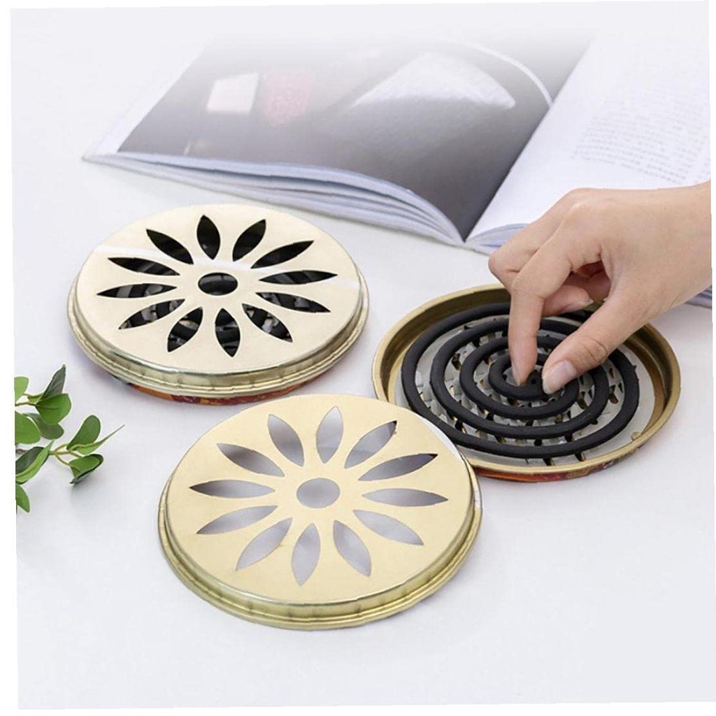 Fireproof With Lid Mosquito Coil Holder Mosquito Coils Plate Sandalwood ...