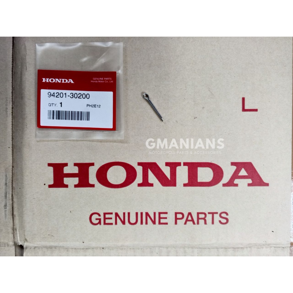 GENUINE PIN SPLIT COTTER FOR (CENTER STAND) CLICK/BEAT/ADV/PCX 94201 ...