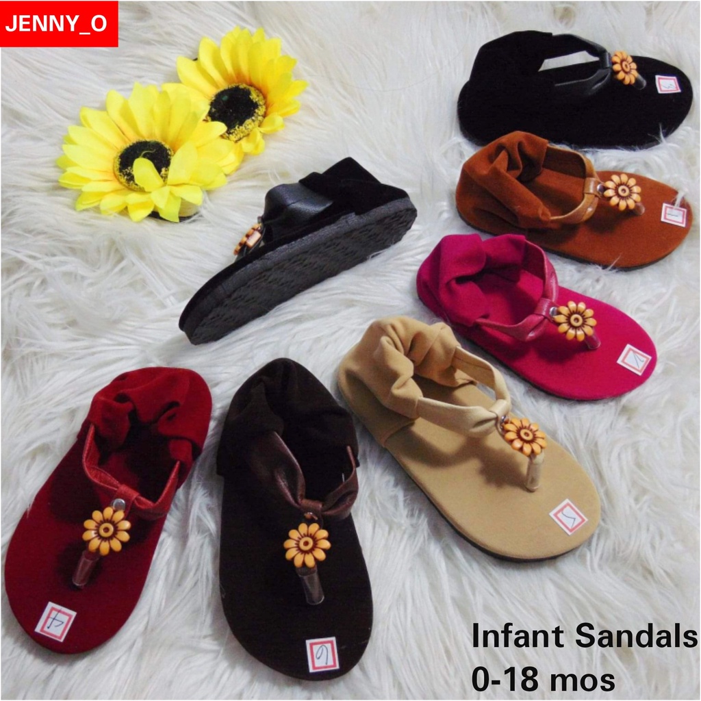 JENNY_O Infant Flower (0-18mos) Daisy Sandals Baby Girl Korean Suede ...