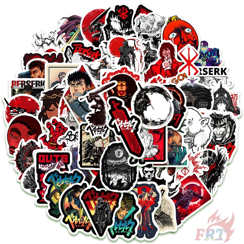 64Pcs/Set Berserk Series 03 Stickers DIY Fashion Mixed Doodle Decals ...