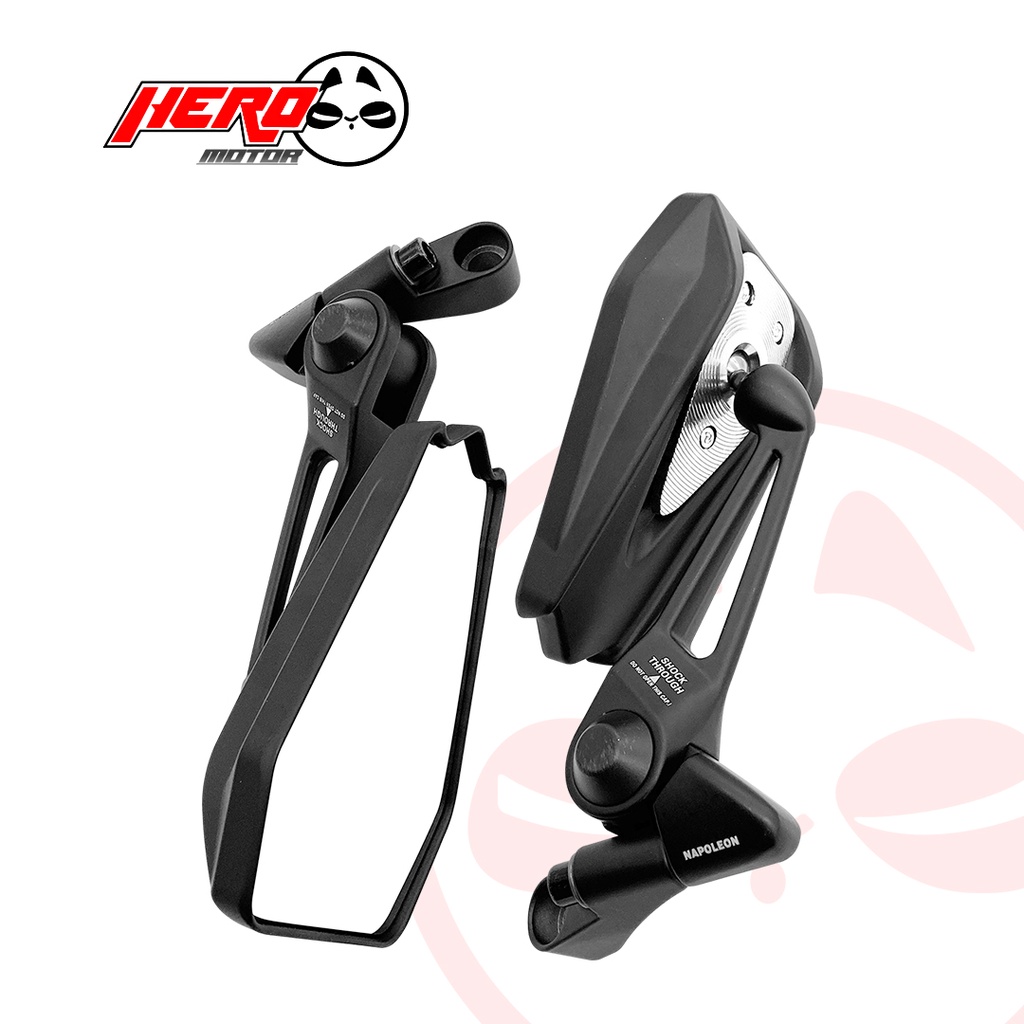 Street King Side Mirror Heavy Duty Anti-Glare Lens 360 Degree ...