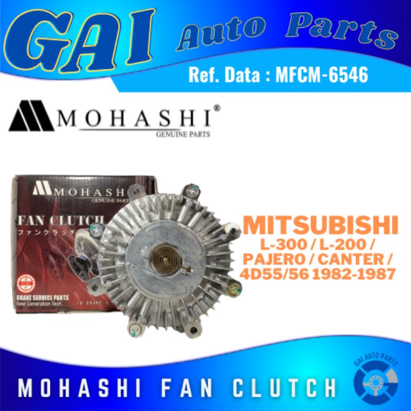 Mohashi Fan Clutch (MFCM-6546) for Mitsubishi L-300 / L-200 / Pajero ...