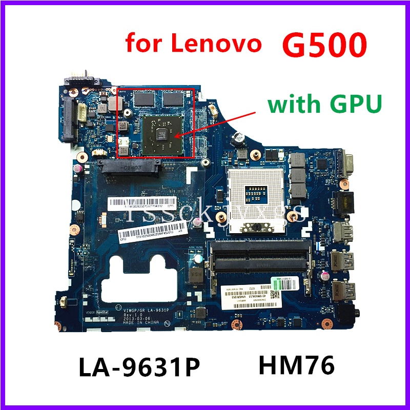 LA 9631P mainboard For Lenovo G500 Laptop Motherboard PGA989 HM76 ...
