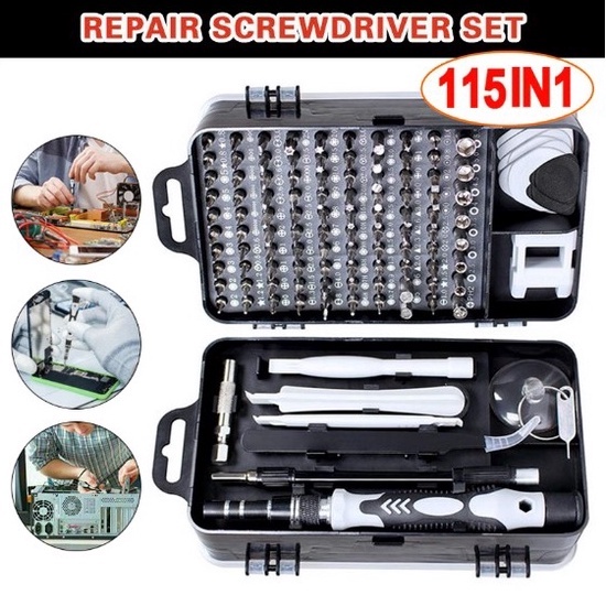 Senda 115 in 1 Screwdriver Mini Set Repair Tool Set | Shopee Philippines