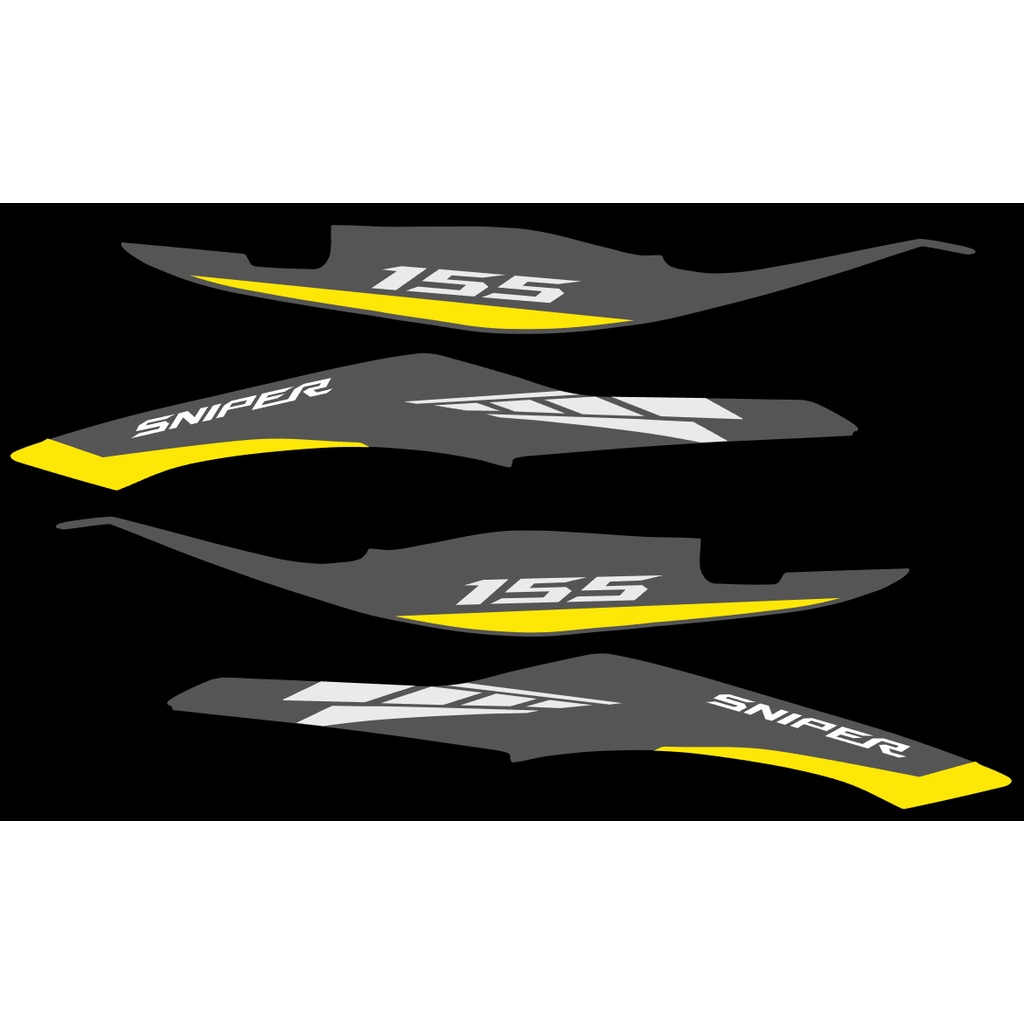 Sniper 155 decals laminated High quality Sticker | Shopee Philippines