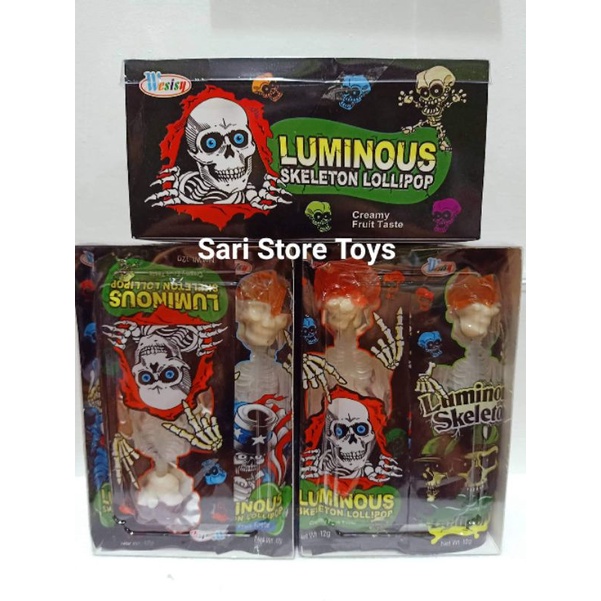 Luminous Skeleton Lollipop(30pcs) | Shopee Philippines