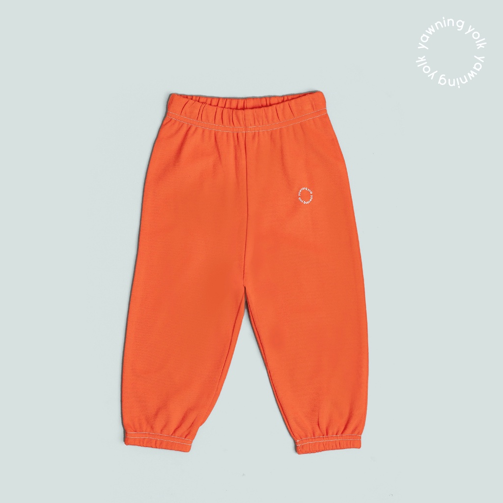 yawning yolk Jogger Pants in Organic Cotton- Vibrant Orange | Shopee ...
