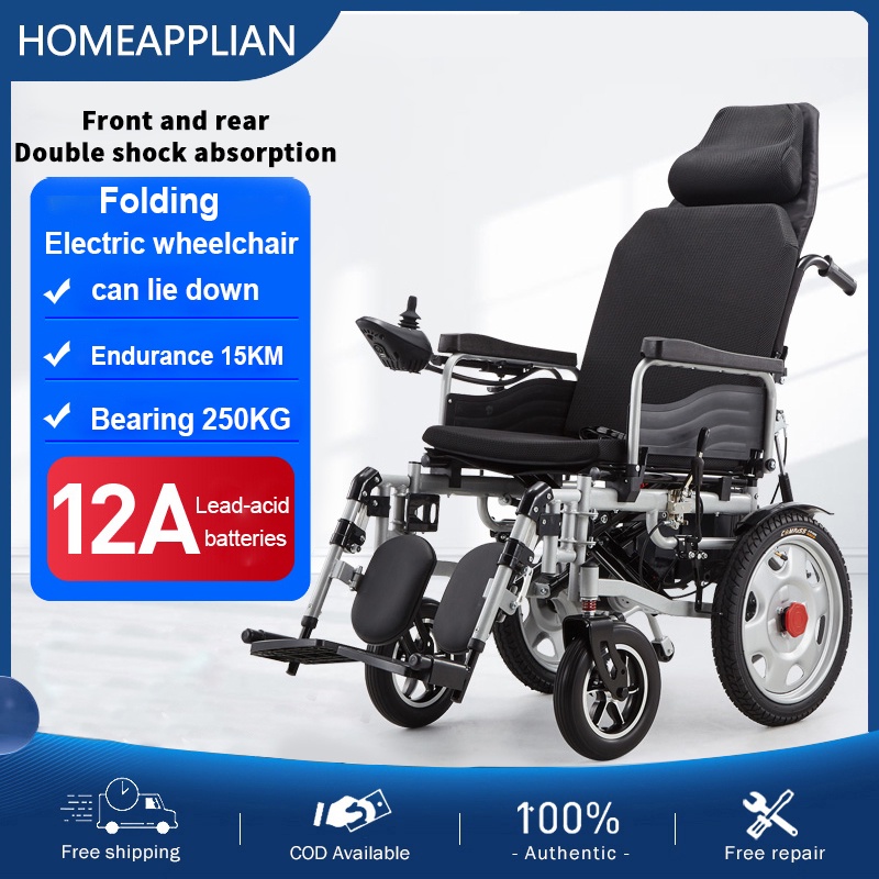 Fully Automatic Electric Remote Control Wheelchair Folding Lightweight ...