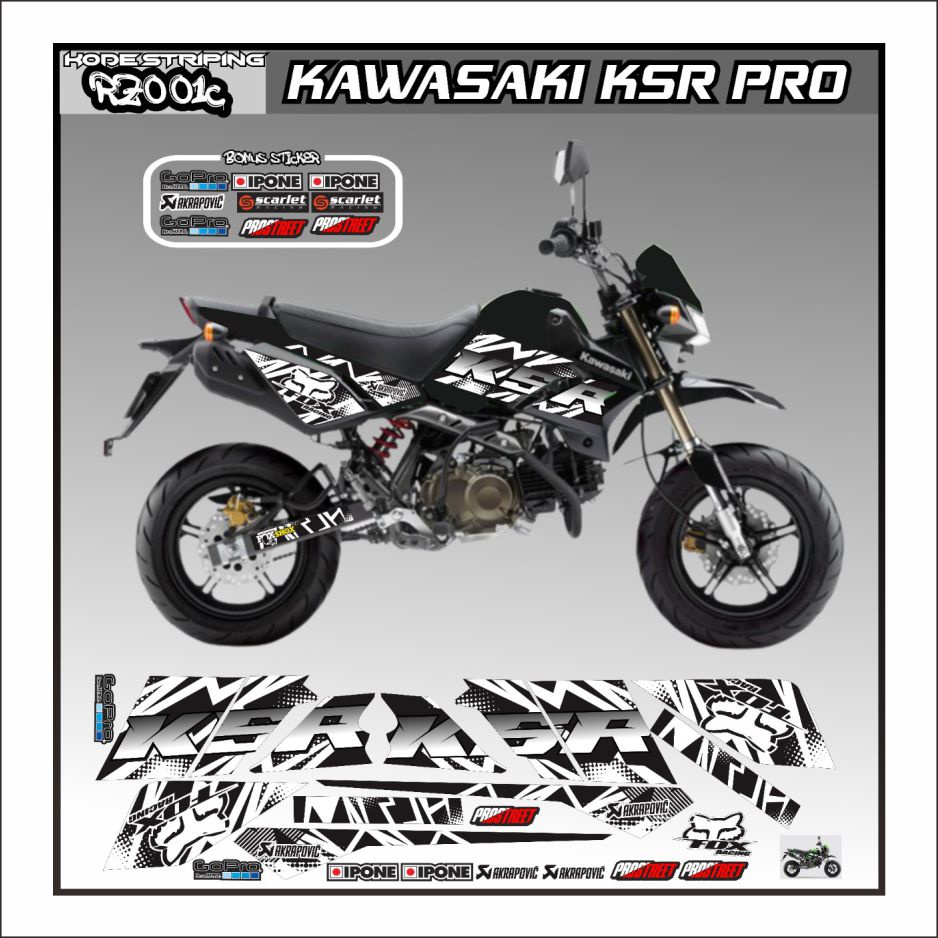 Striping STICKER KAWASAKI KSR PRO 001 | Shopee Philippines
