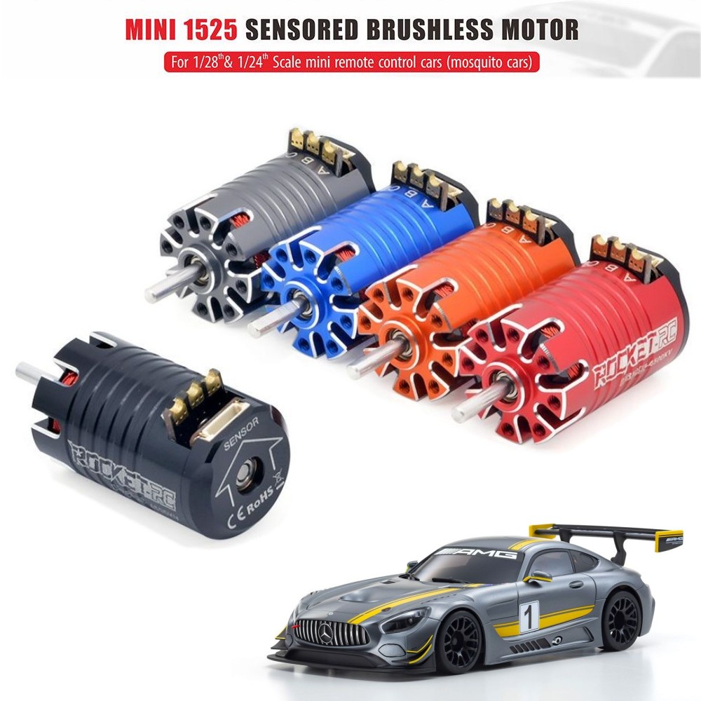 Rocket-RC MINI 1525 Brushless Motor Sensored 13.5T 17.5T 21.5T 25.5T ...