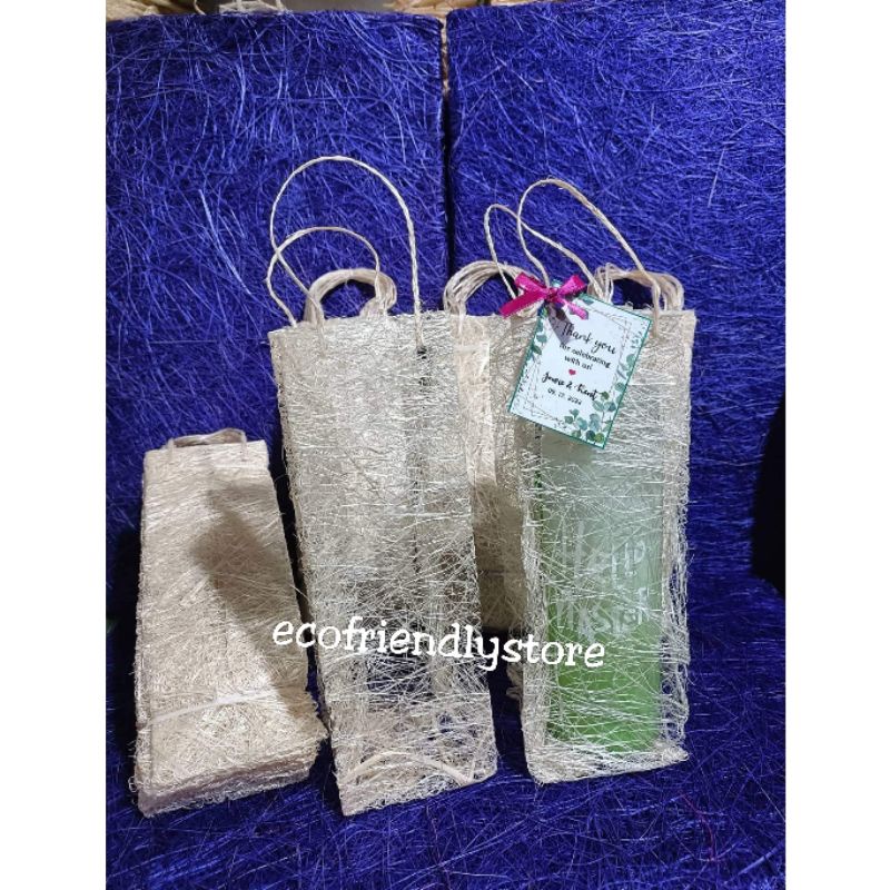 Abaca bags 3x3x9, Gift bags, Sinamay bags 3x3x9 | Shopee Philippines