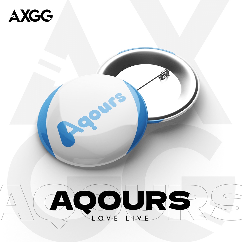 AXGG ' Love Live AS - Aqours ' Button pins | Shopee Philippines