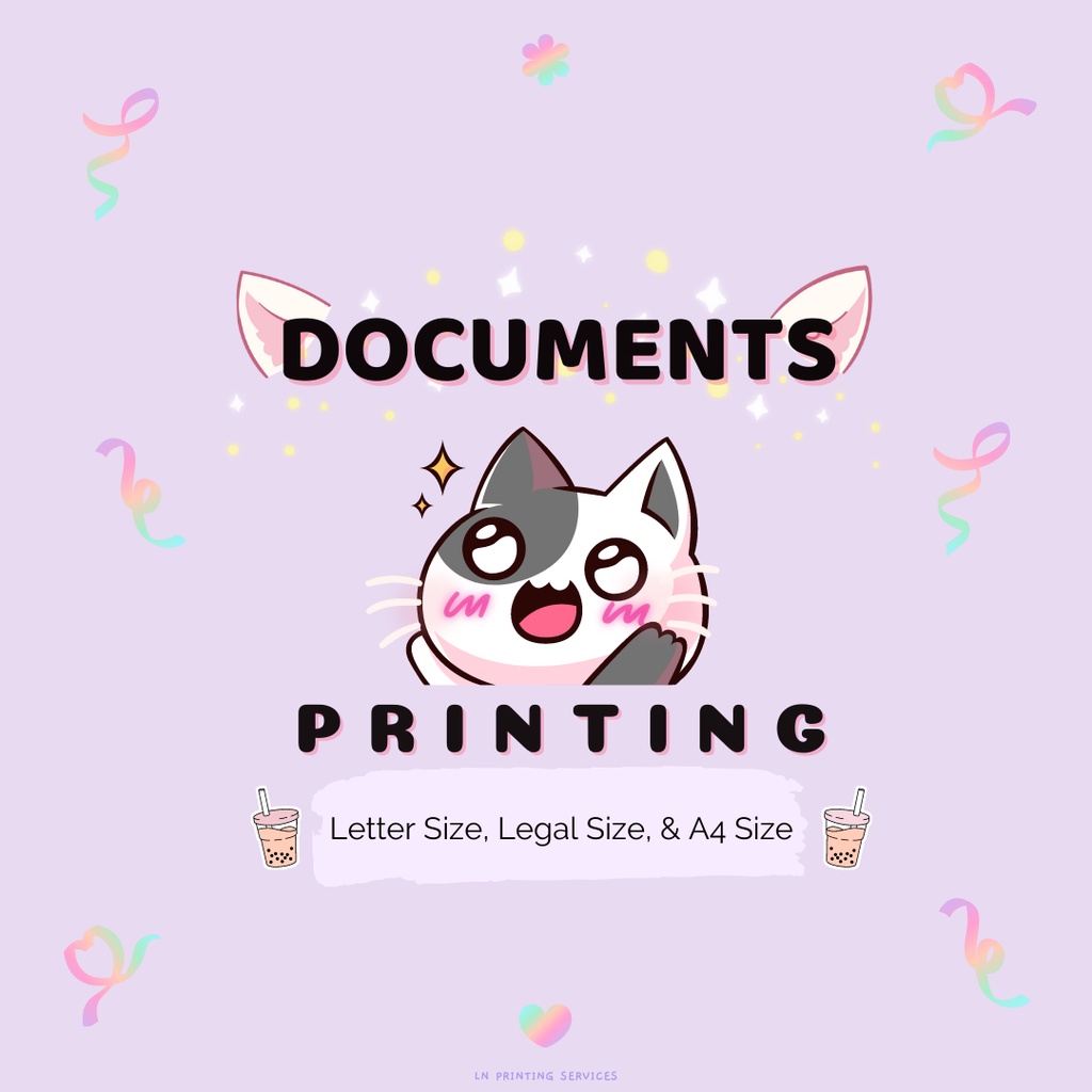 Document Printing (letter a4 legal) | Shopee Philippines